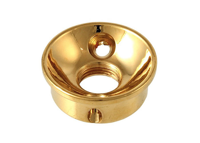 Electrosocket Jack Cup, US Thread, Gold | Guitartrade