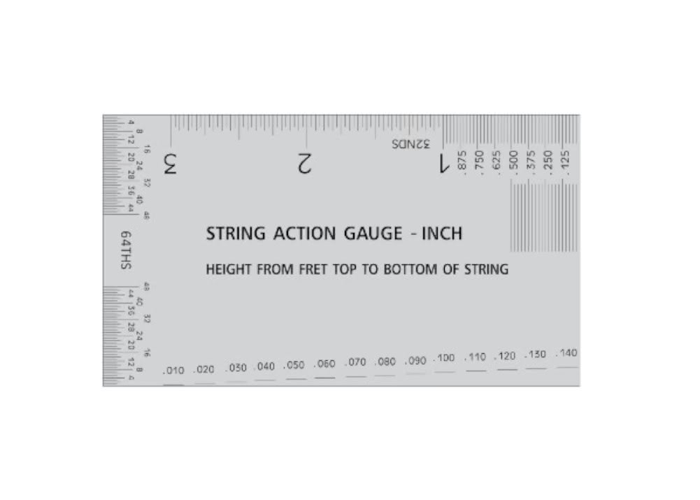 String Action Gauge, USA, Inch, Tools, Luthier Supplies | Guitartrade